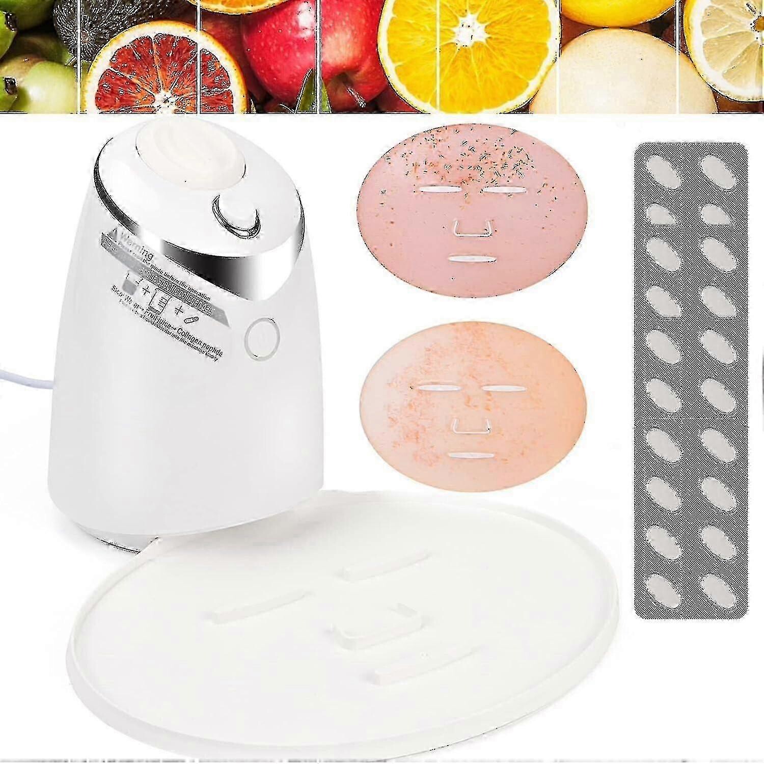 DIY Face Mask Maker Machine with 32 Pcs Collagen Natural Fruit ...