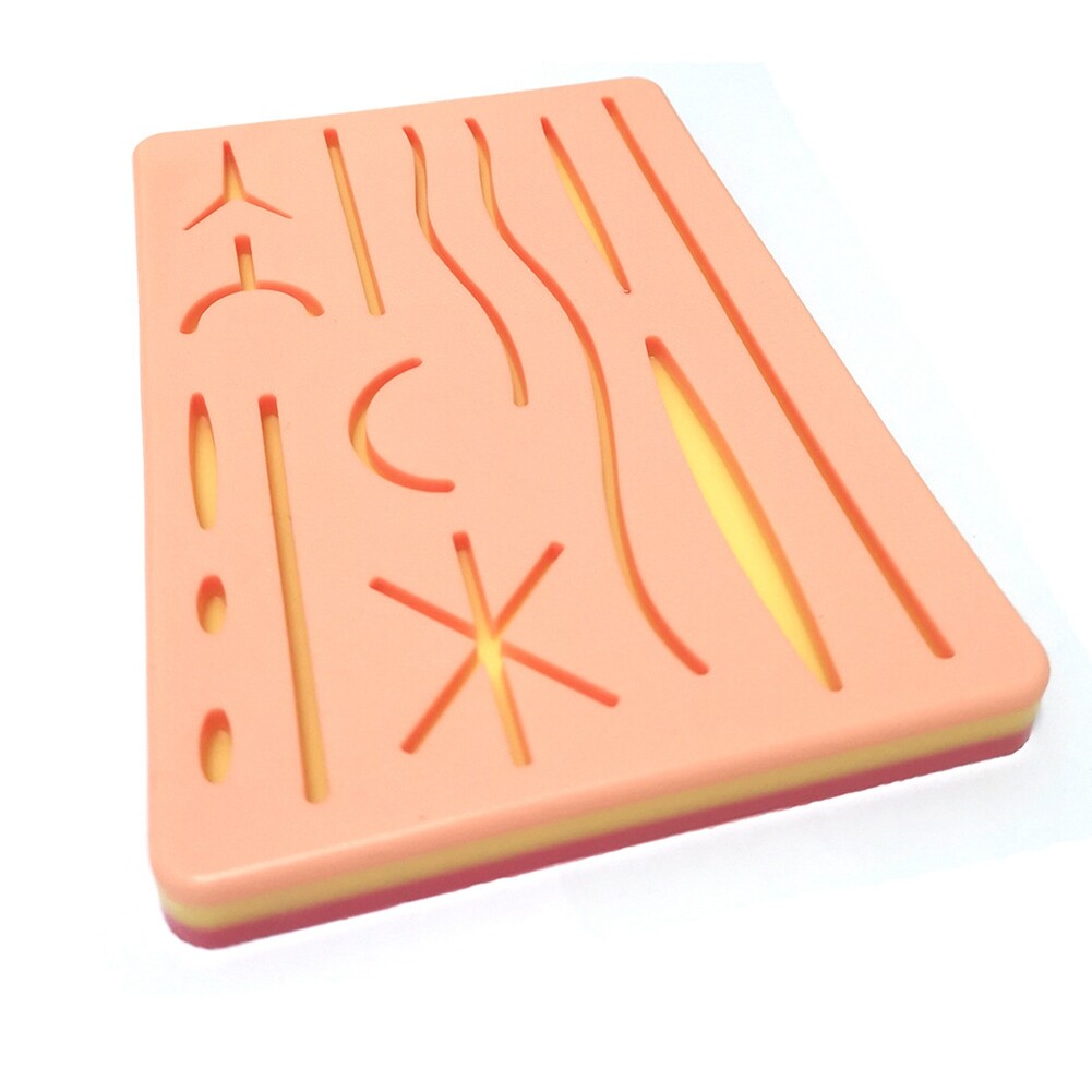 Skin Suture Model Y Traumatic Suturing Training Pad Wound Silicone ...