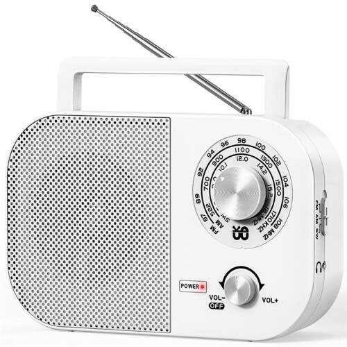 Portable AM FM Radio with Long Range Reception, Transistor Radio with ...