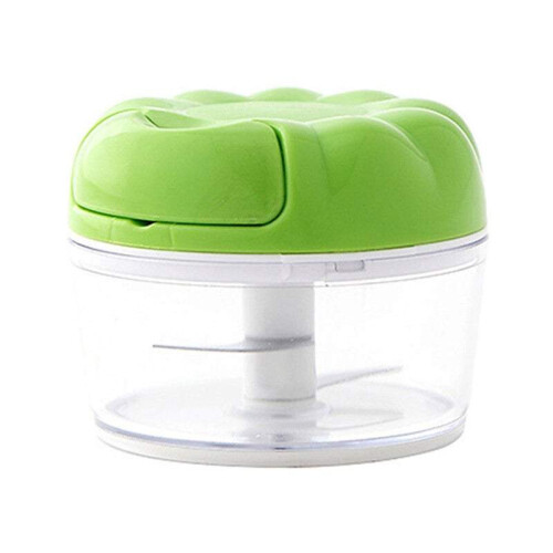 (Green) Garlic Crushers Mini Manual Cutter Pull String Vegetable Fruit ...