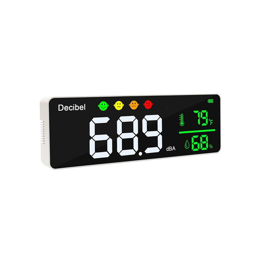 3-In-1 Decibel Meter Sound Level Reader + Humidity & Temperature ...