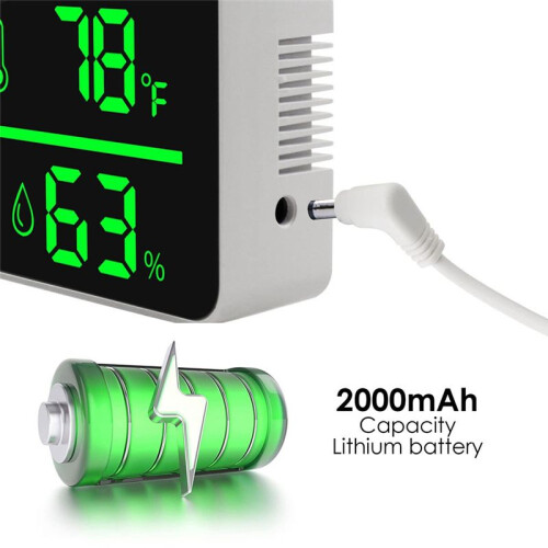 3-In-1 Decibel Meter Sound Level Reader + Humidity & Temperature ...