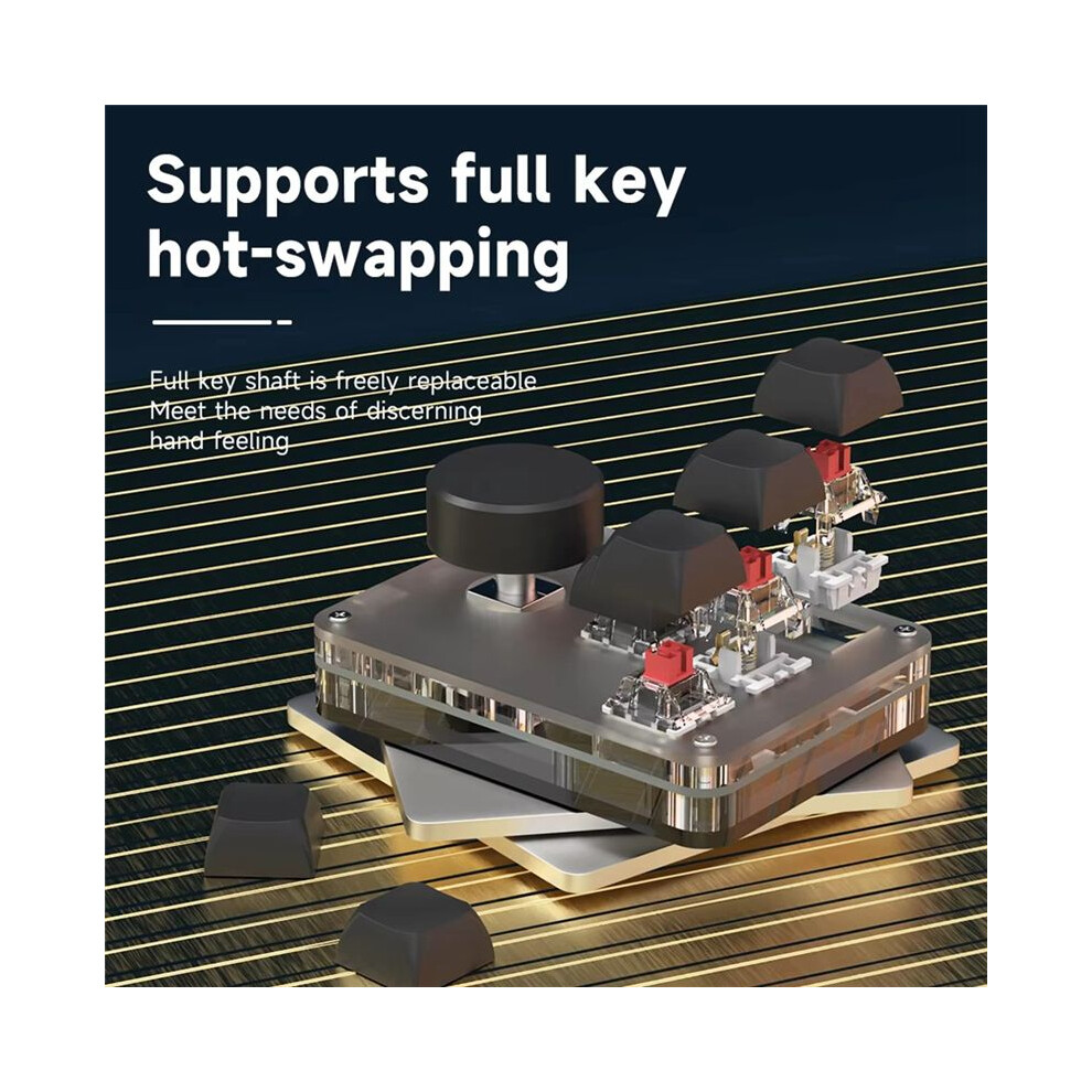 Clavier de Programmation Macro 2,4 GHz, USB C, RGB, Échange à Chaud ...