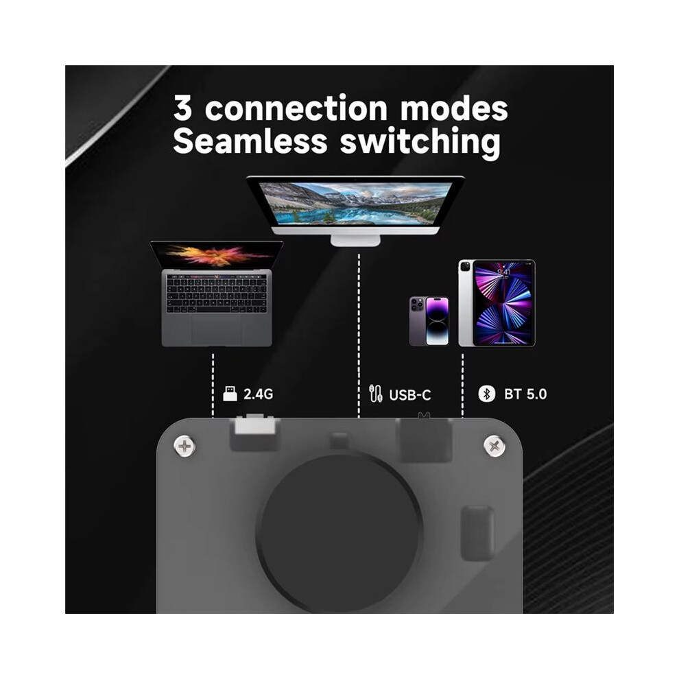 Clavier de Programmation Macro 2,4 GHz, USB C, RGB, Échange à Chaud ...