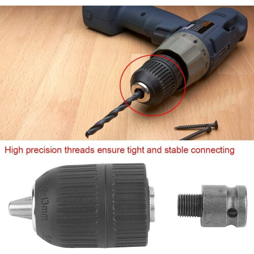 Versatile Keyless Drill Chuck For Impact Wrench Conversion, Sturdy ...