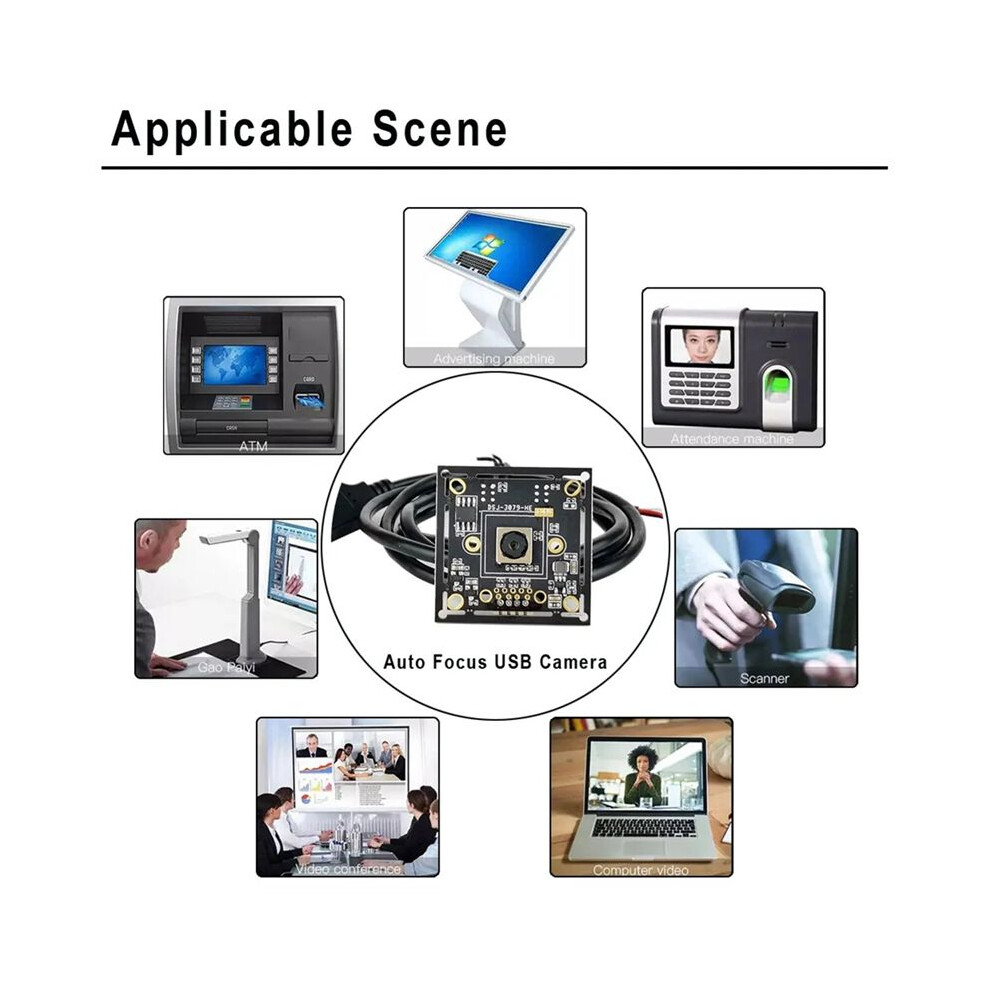 8MP IMX179 Sensor Autofocus Camera with USB2.0 Support UVC OTG Plug ...