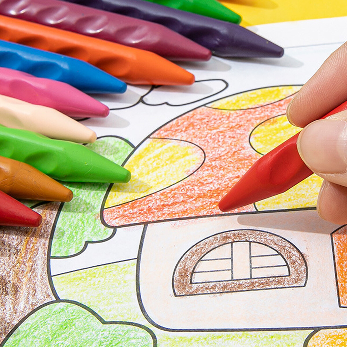 Coffret de pastels à l'huile pour enfants et tout-petits (à partir de 3 ...