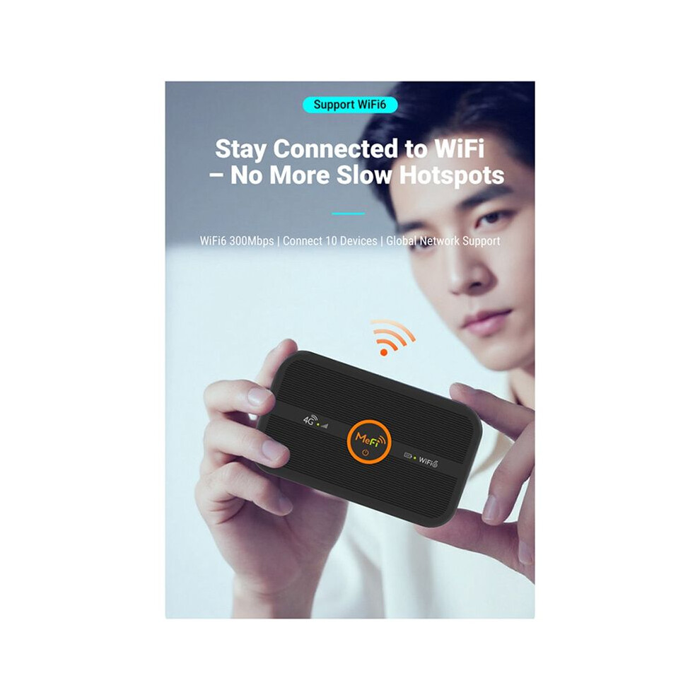 4G SIM Card Mobile Portable Wifi6 Router Wireless Internet Access Car ...