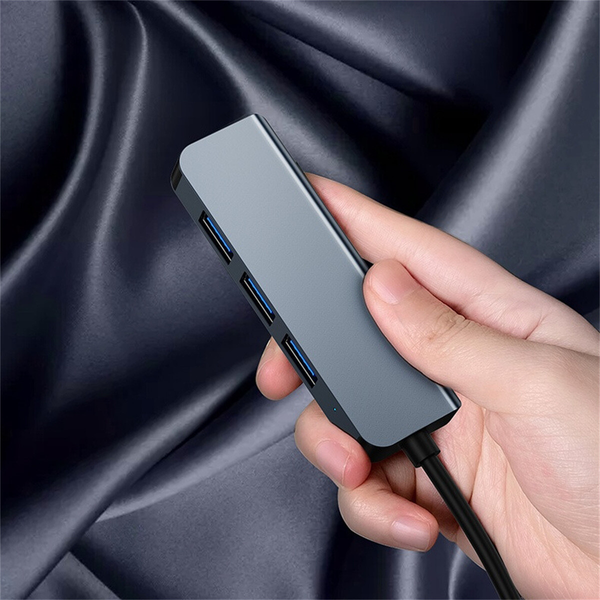 USB-Hub 3.0 mit Aluminiumgehäuse, verzögerungsfreie Leistung, Plug ...