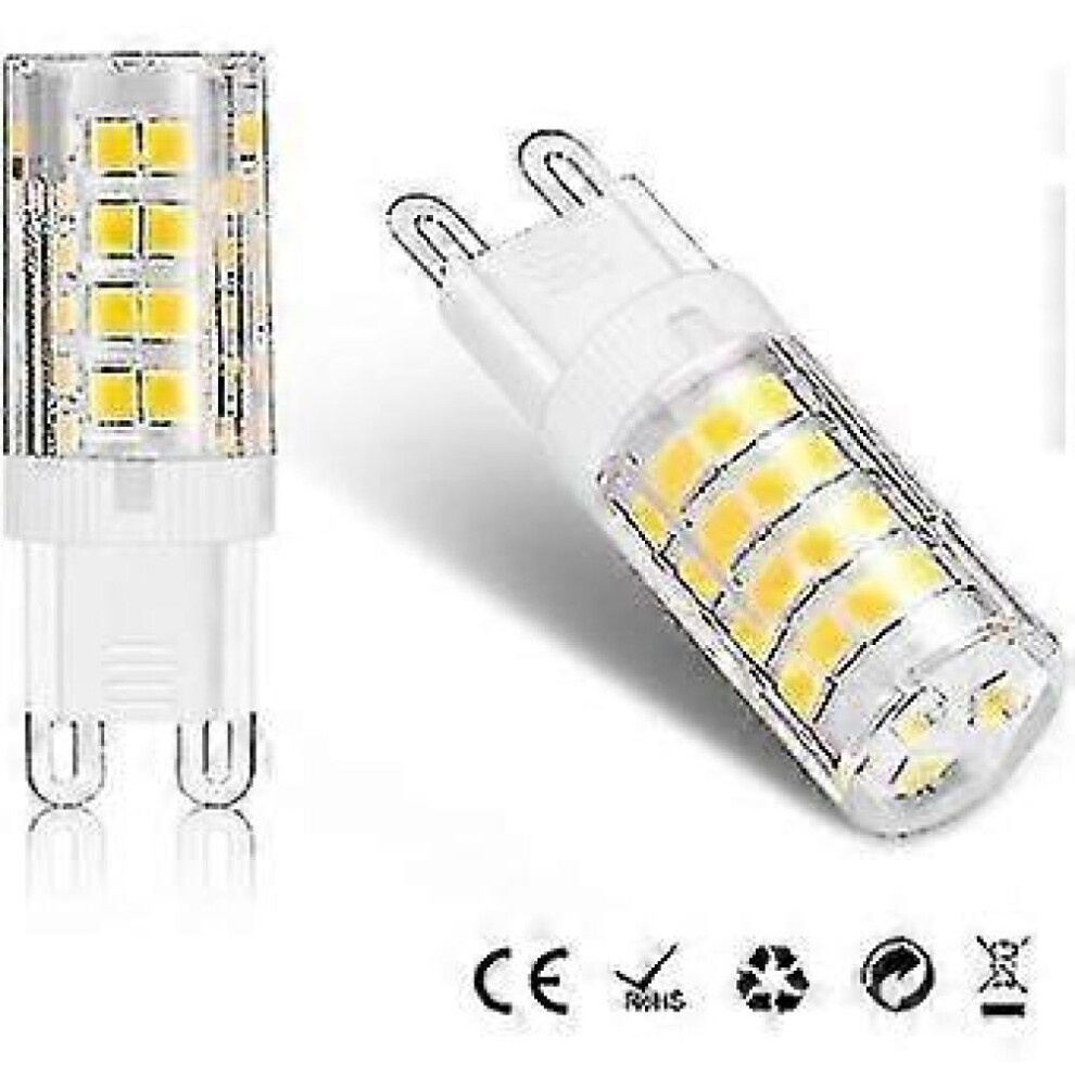 10er-Pack G9 LED-Lampen, 5 W, warmweiß (3000 K), entspricht 40 W ...