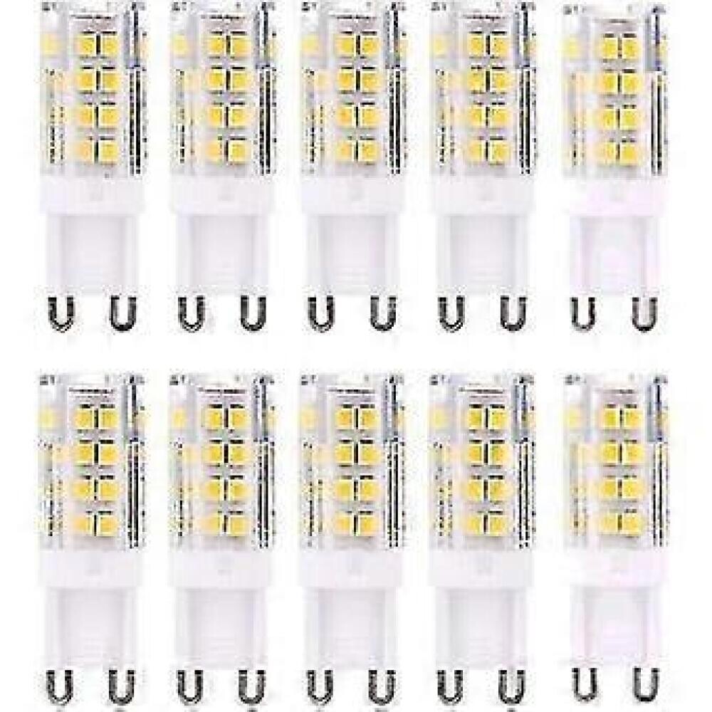 10er-Pack G9 LED-Lampen, 5 W, warmweiß (3000 K), entspricht 40 W ...