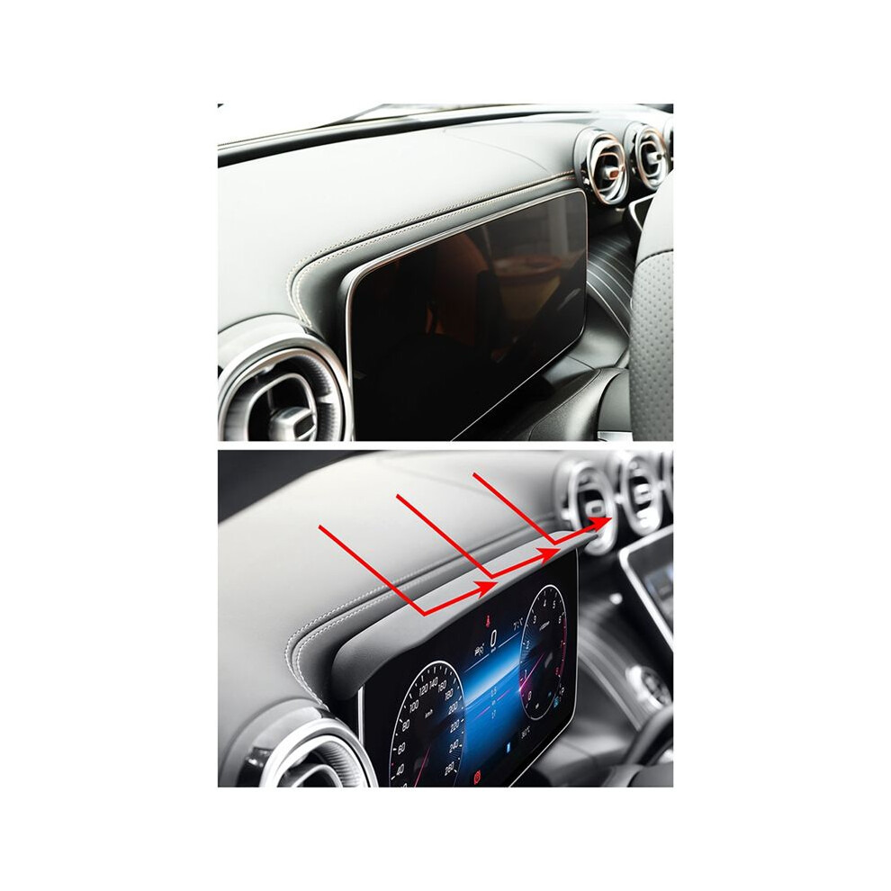 Car Dashboard Navigation Screen Visor Cover for - E-Class 2024-2025 ...