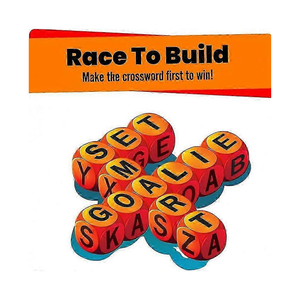 Scrambled Dice Word Game - Family Party Spelling Challenge Fast-Paced ...