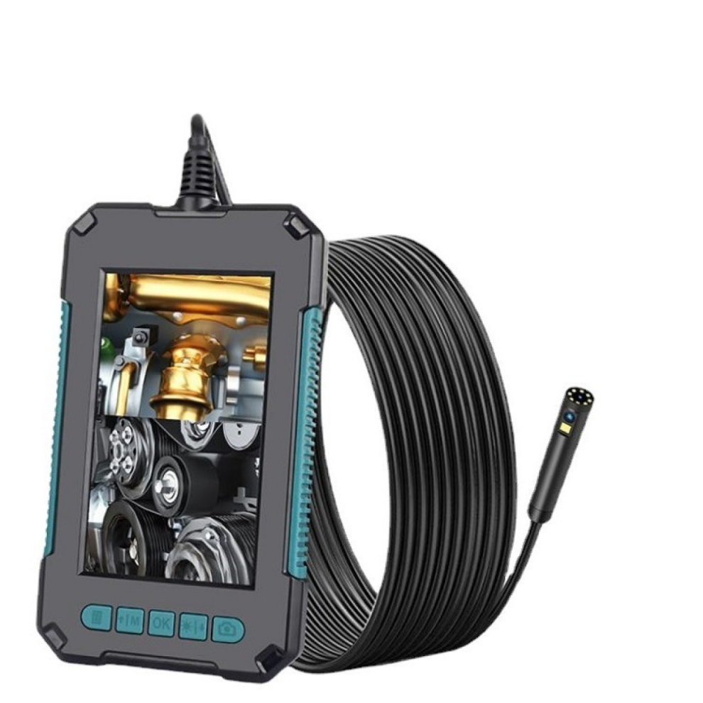 Industrial Endoscope,Dual Head Borescope Inspection Camera,1080P ,LCD ...