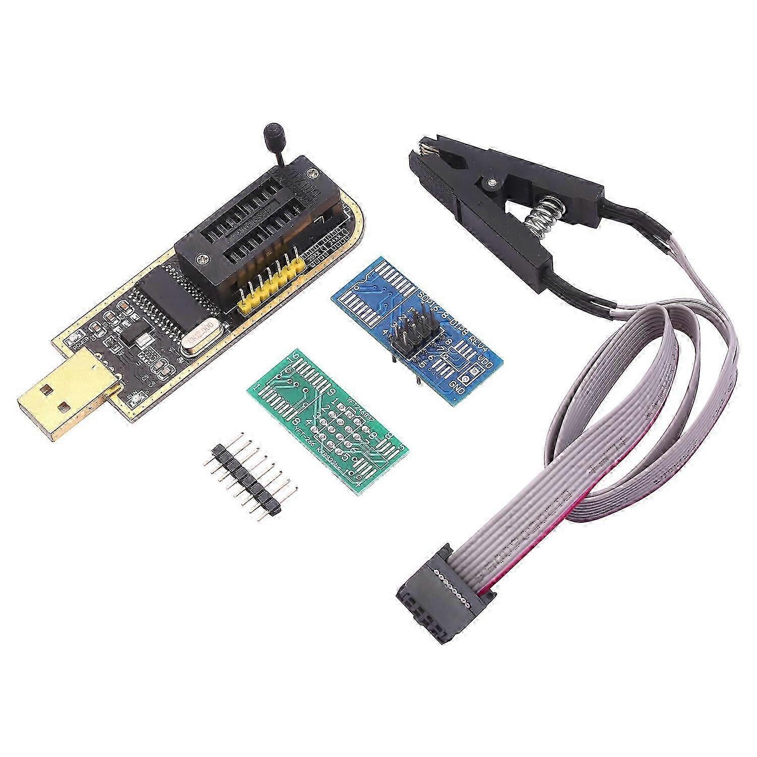 CH341A USB Programmer EEPROM BIOS Flasher Programmable Logic Circuits ...
