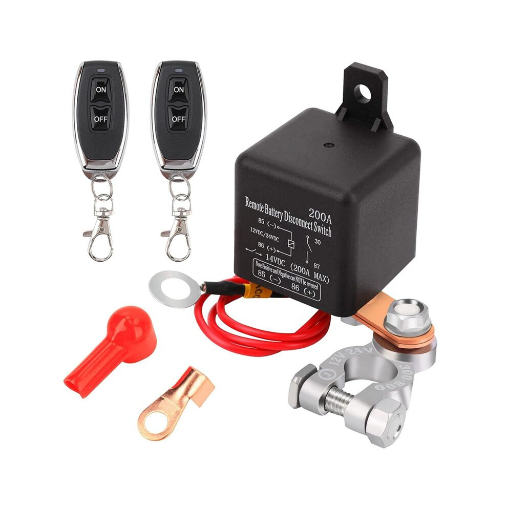 Remote Battery Disconnect 360A Starting Current Upgraded Kill for Car ...