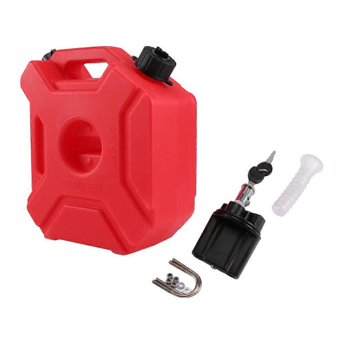 1 Set 5L Plastic Fuel Tanks, Car Mounting, Motorcycle Container, Petrol ...
