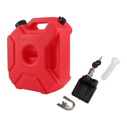 1 Set 5L Plastic Fuel Tanks, Car Mounting, Motorcycle Container, Petrol ...