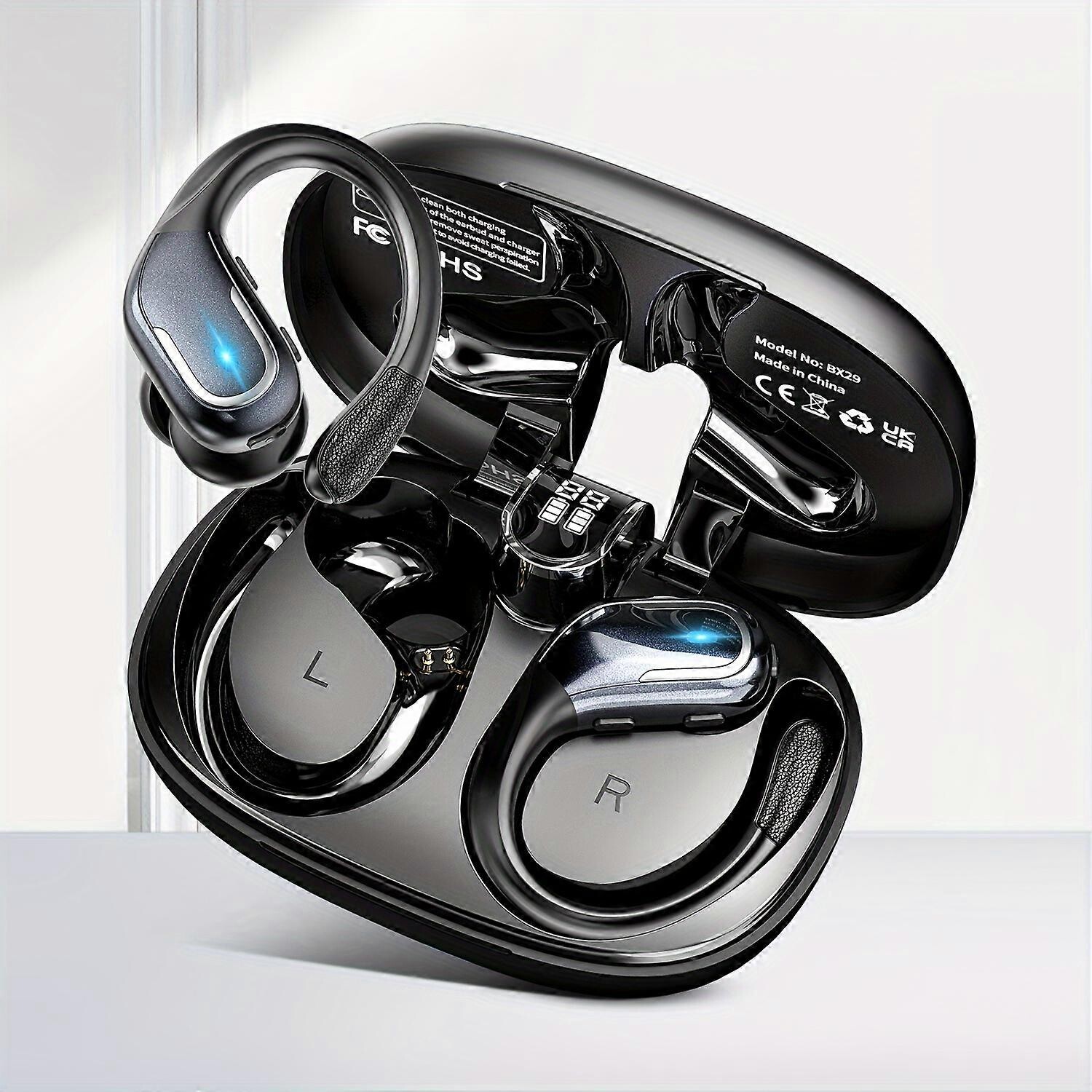 Wireless Running Earbuds with ENC Noise Cancelling Mic, BT 5.3, 3D Deep ...