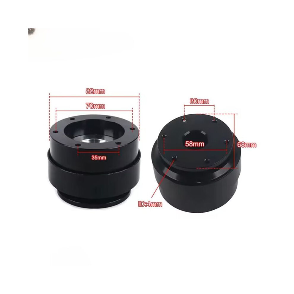 70mm 6 Hole Racing Simulator Game Steering Wheel Quick Release Hub ...