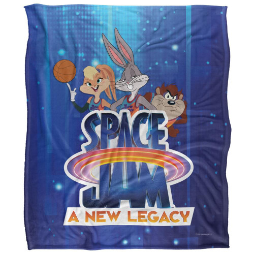 Space Jam: A New Legacy Logo & Characters Blanket on OnBuy
