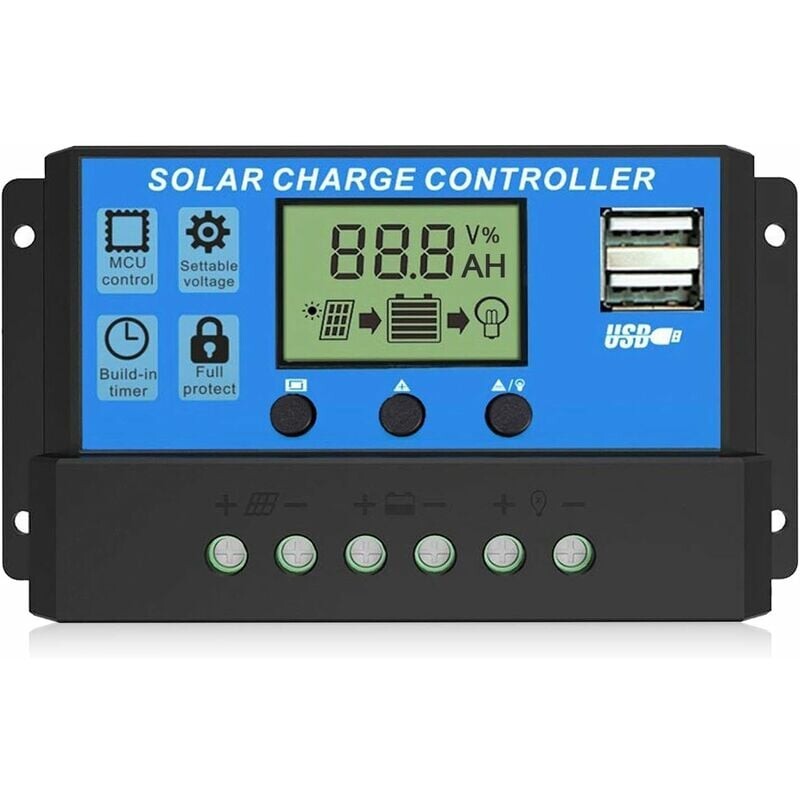 Intelligent Solar Sentinel, regolatore di carica solare PWM 12V/24V con ...
