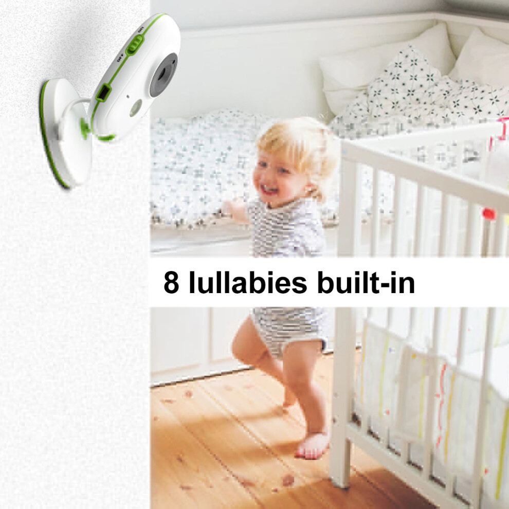 Caméra HD 720p, babyphone vidéo avec vision nocturne infrarouge pour ...
