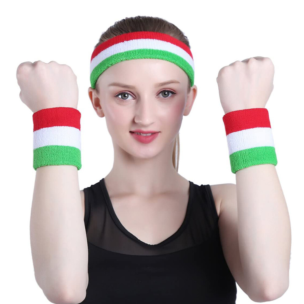 Ensemble de bandeaux anti-transpiration pour les sportifs, évacuant l ...