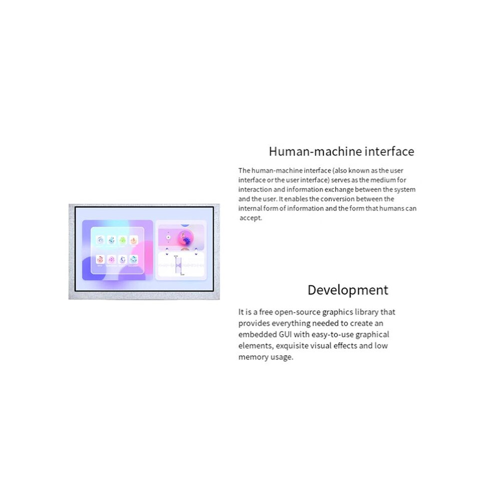 ESP32 S3 5 Inch LCD Development Board 1024x600 Captive Touch Screen ...