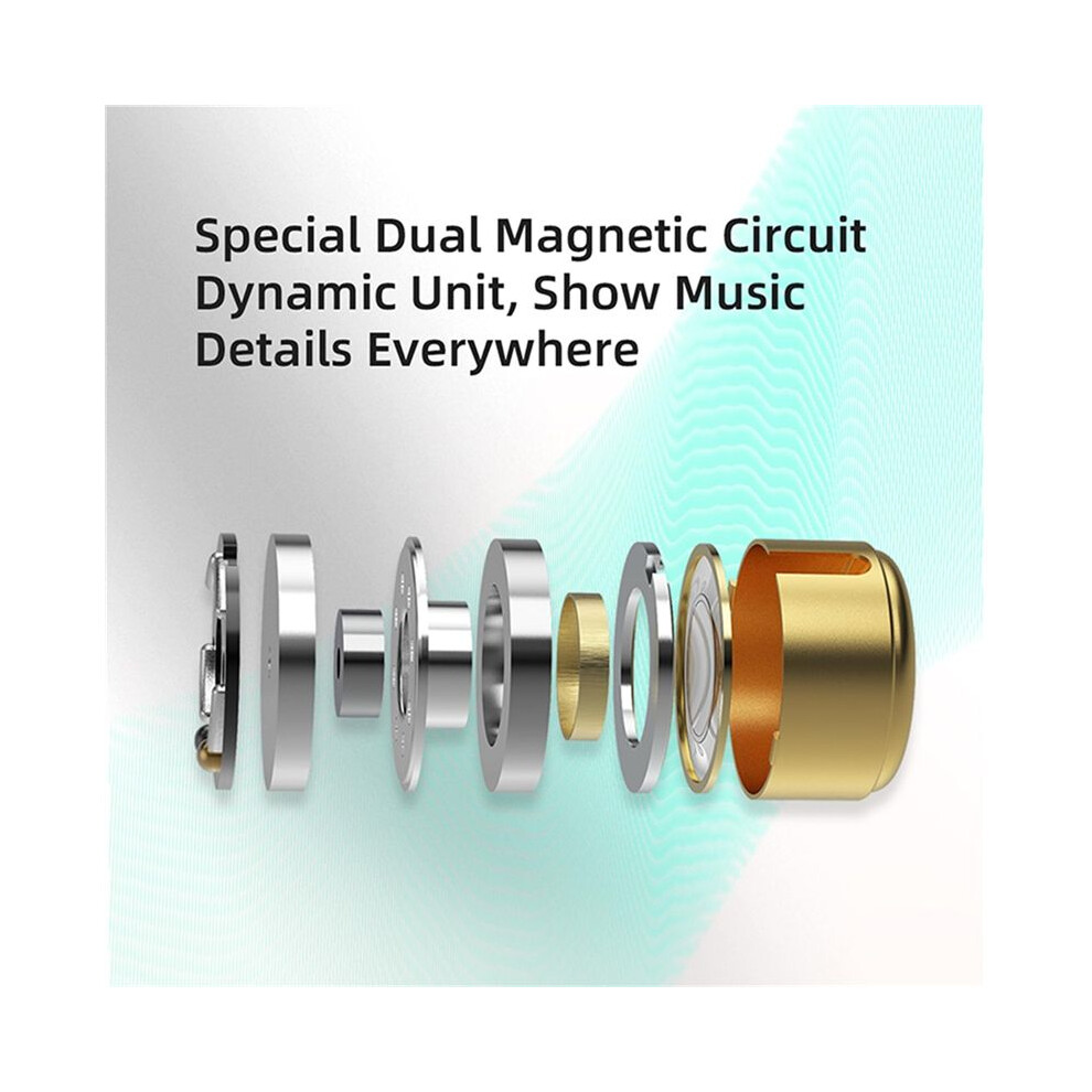 KZ EDX Pro Gaming-Ohrhörer, HiFi-IEM-Ohrhörer, Dual-Treiber, In-Ear ...