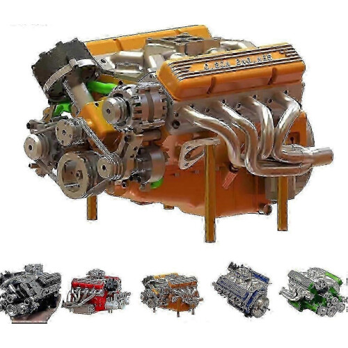 Cison V8 Engine Kit Gas, Gasoline Ohv V8 Smallblock Engine Model Kits ...
