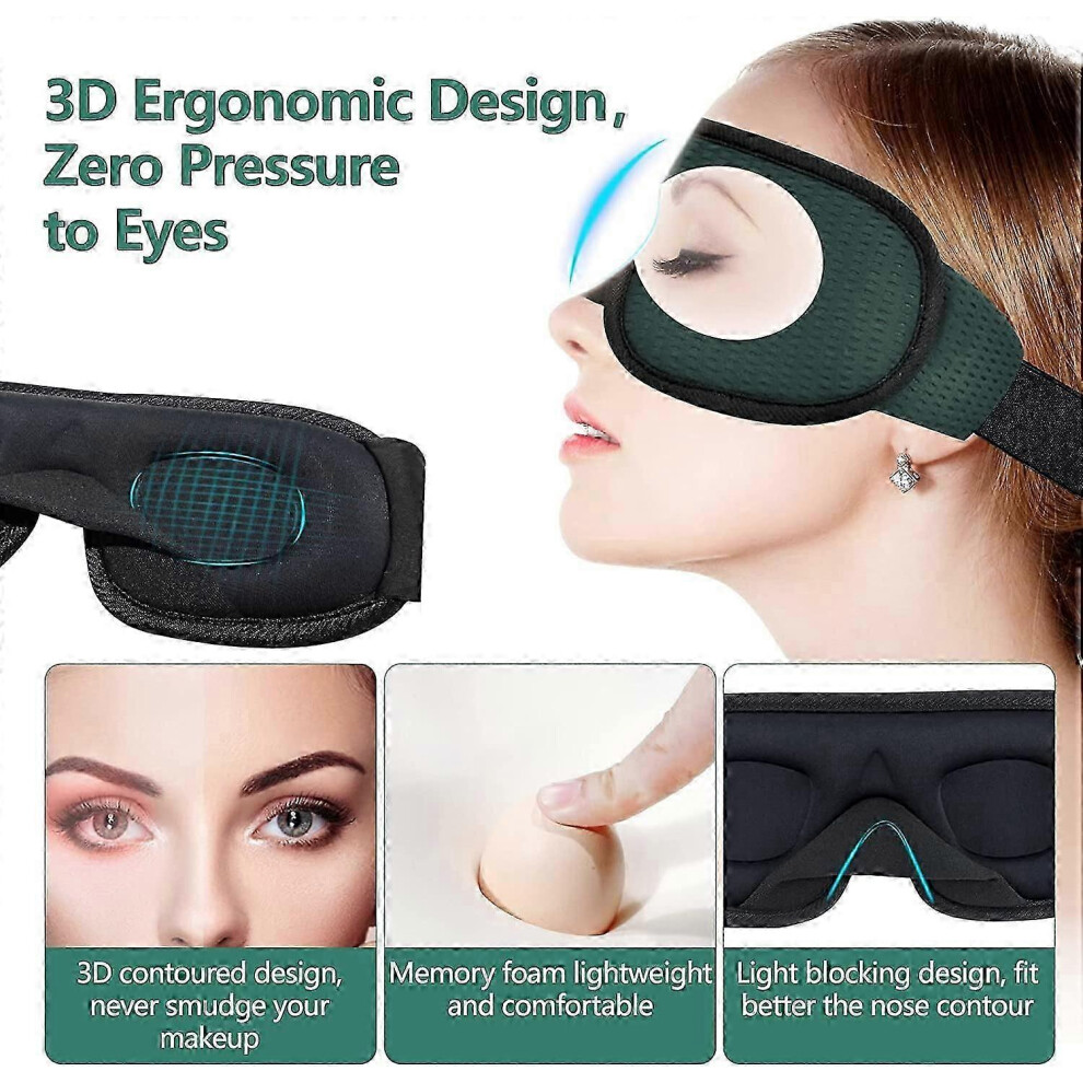 Night Mask Sleep Mask Blindfold Night Cahce Eyes for Sleeping Memory ...