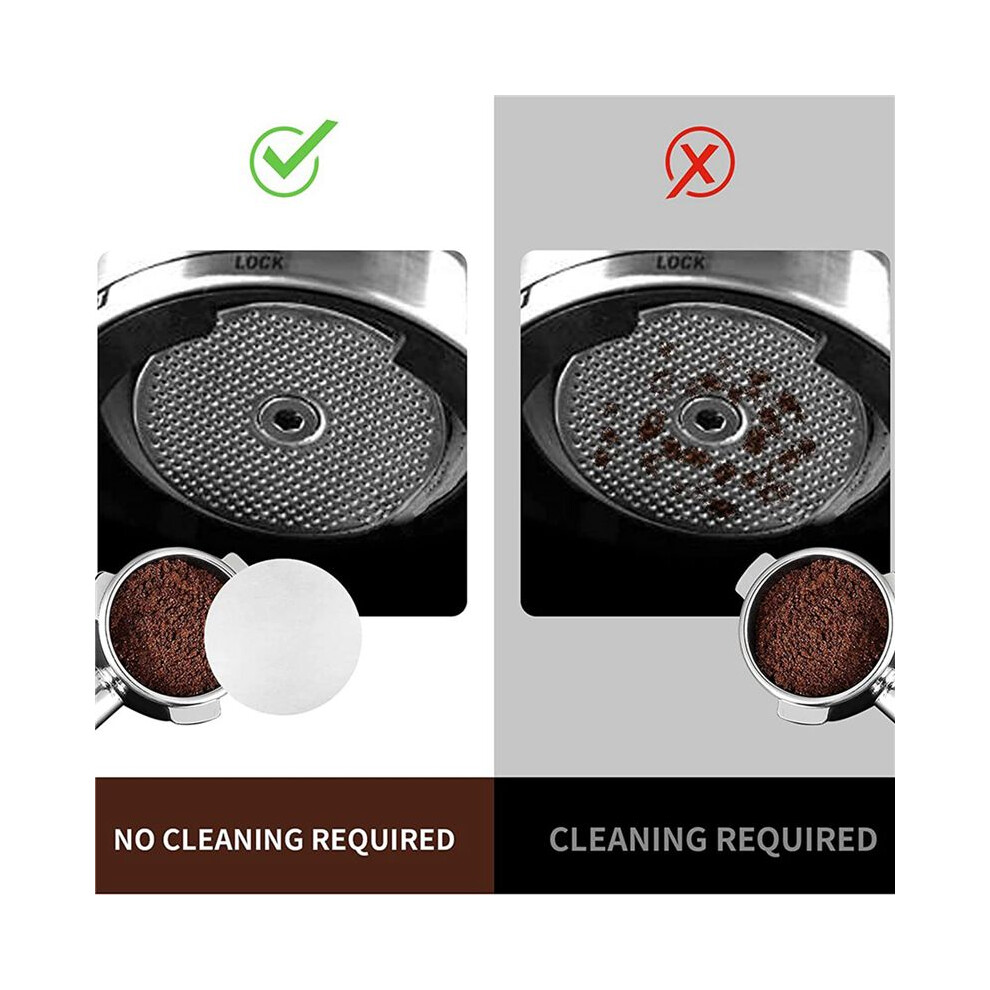 Coffee Paper Filter for Espresso Coffee Maker, 1200 Pcs Unbleached ...