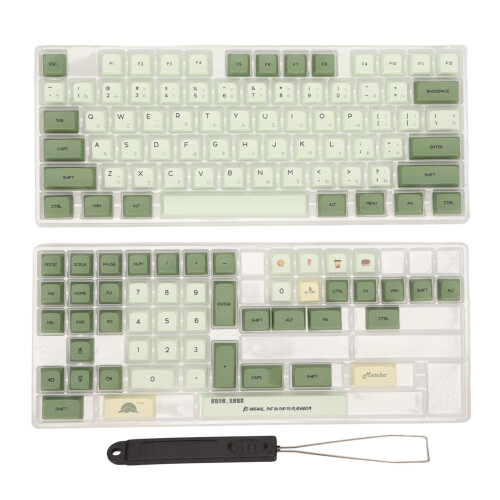Matcha Keycaps for Mechanical Keyboard Dye Sublimation PBT Material ZDA ...