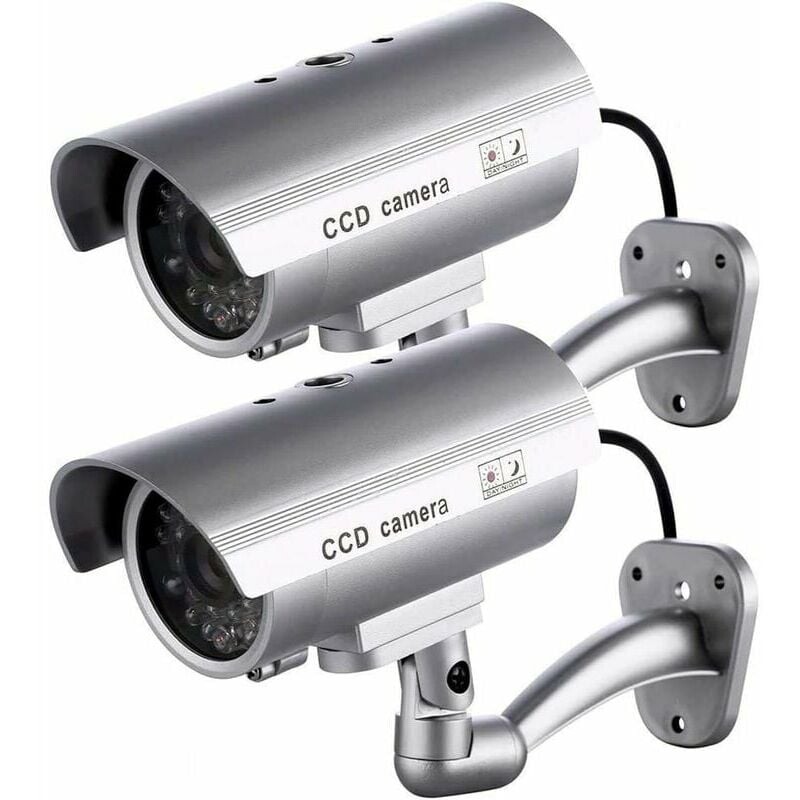 Caméra de sécurité factice réaliste avec LED simulées, matériaux de ...