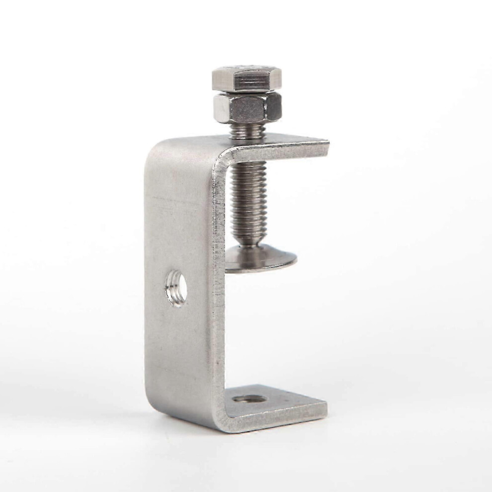 2 Pack 65mm Wide 304 Stainless Steel Heavy Duty C Clamp Jaw Opening ...