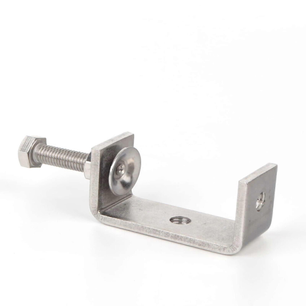 2 Pack 65mm Wide 304 Stainless Steel Heavy Duty C Clamp Jaw Opening ...