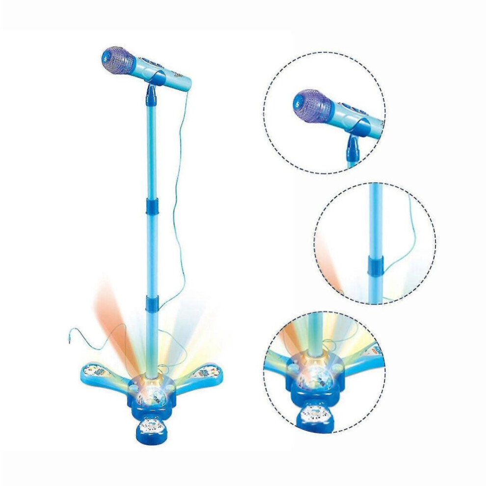 Pied de micro pour enfants avec effet lumineux et connexion MP3 pour le ...