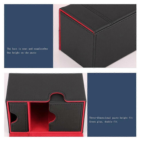 100+ TCG Card Box Deck Case with Independant Card/Dice Trays Top Side ...