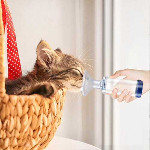 Aerosol Chamber Inhaler for Cats/Dogs Portable Hand Spacer with ...