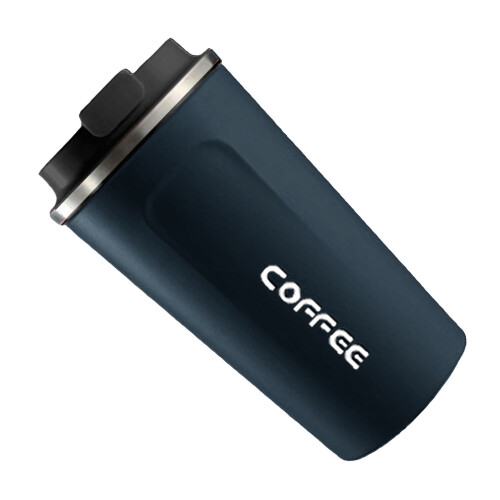 Smart Temperature Display Coffee Cup 380ml Blue Stainless Steel ...