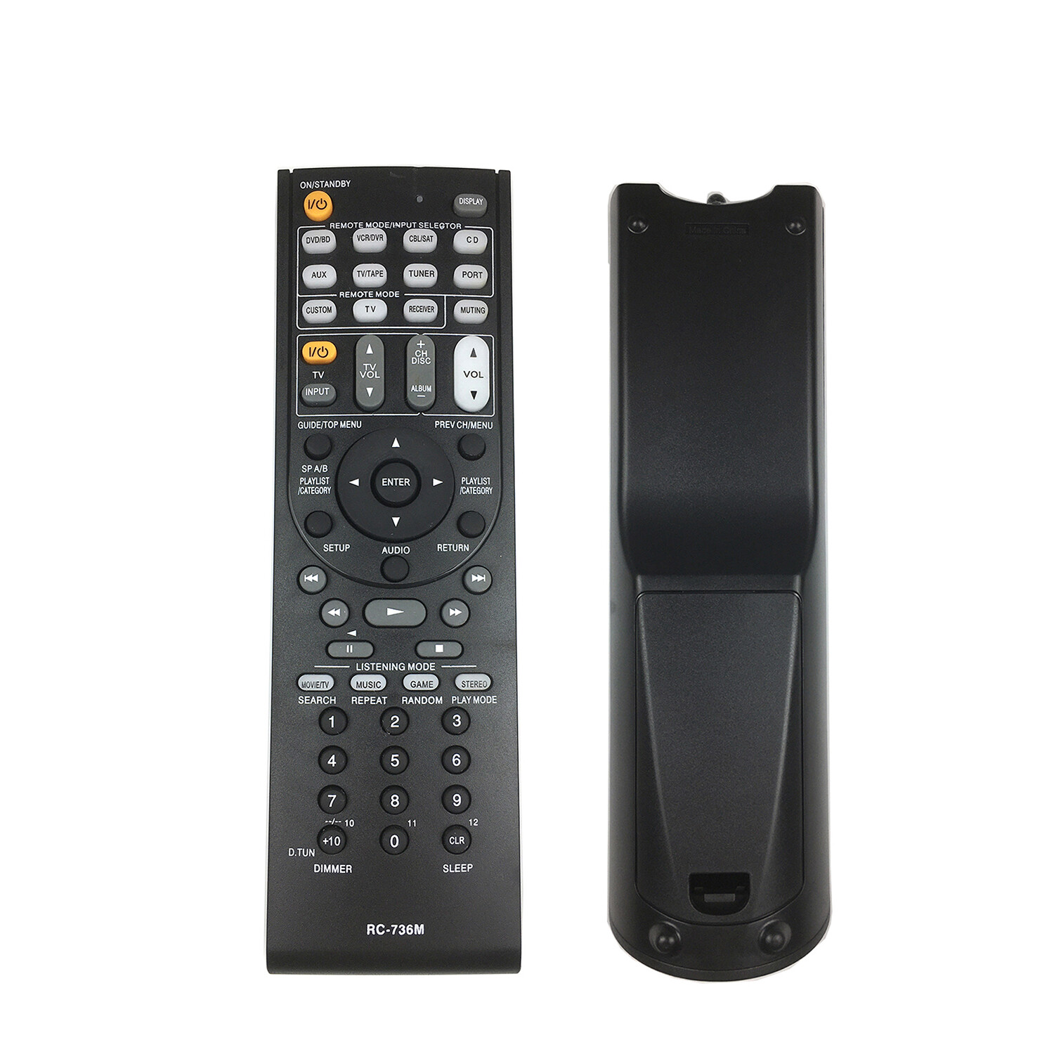 RC-736M Remplacer la télécommande pour le récepteur AV Onkyo RC-620M RC ...