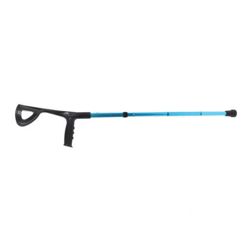 Foldable Blue Walking Cane with Adjustable Forearm Support and 465g ...