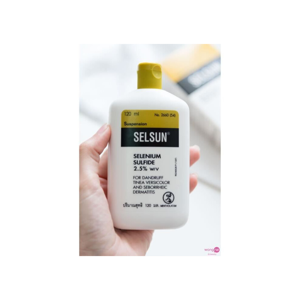 Anti-roos shampoo - Selsun sulfide 2,5% - 2 x 120 ml - Anti-roos ...