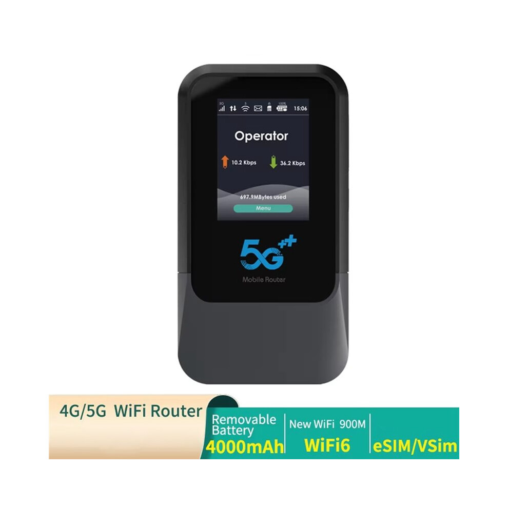 Nieuwe 5G SA NSA Pocket WiFI SIM & Esim V510 Modem Pocket Mobile ...