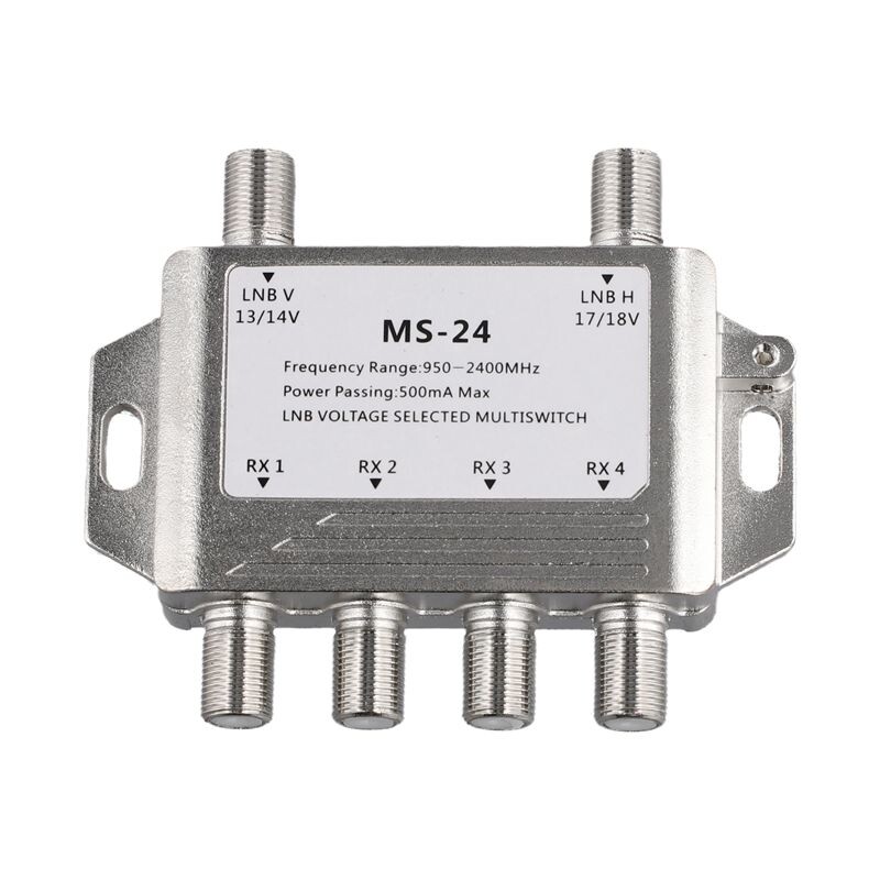 Conmutador DiSEqC 4X2 de 2 Entradas y 4 Salidas, Multiconmutador de ...
