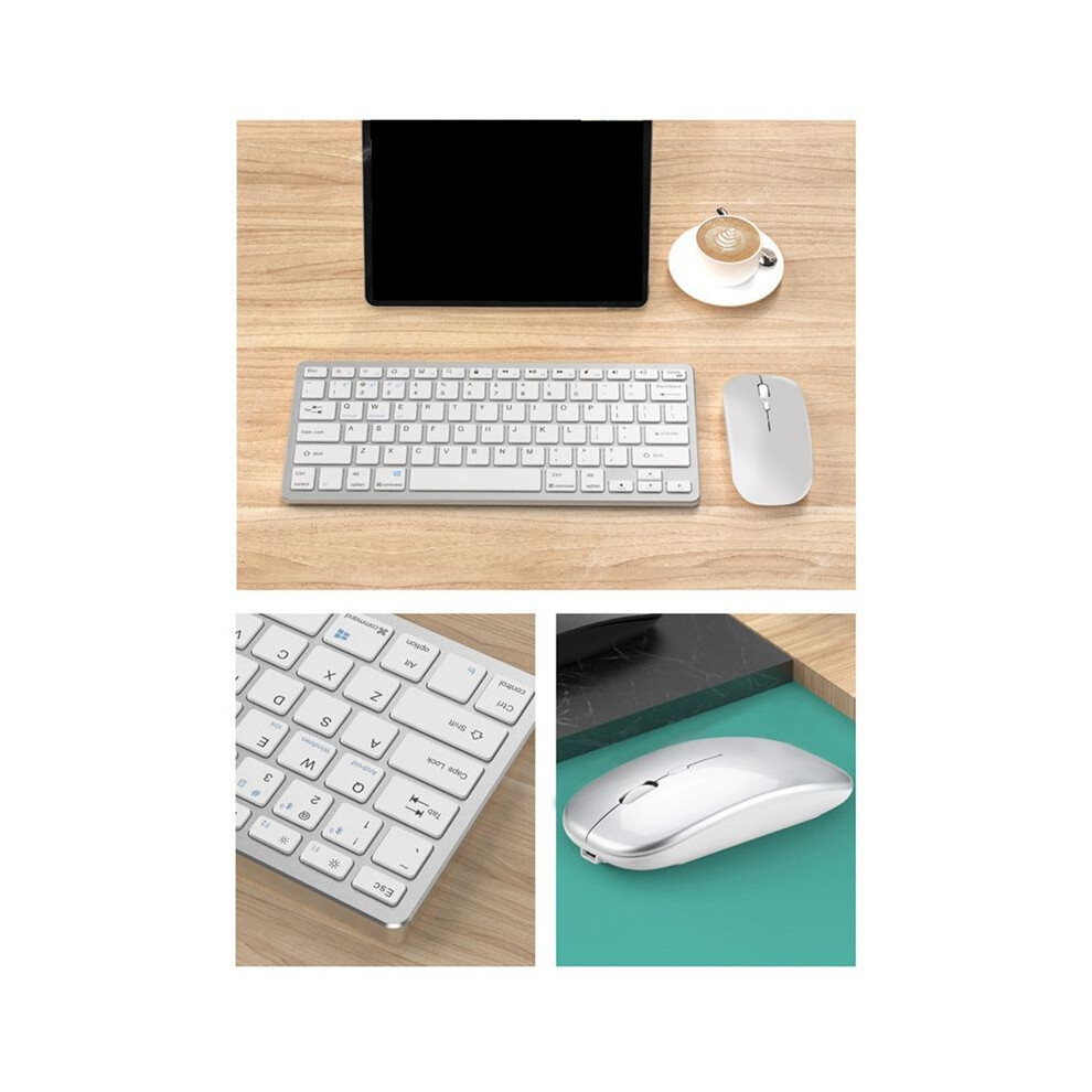 Kit Clavier et Souris Sans Fil Rechargeable 2,4 G Touches CombinéEs ...