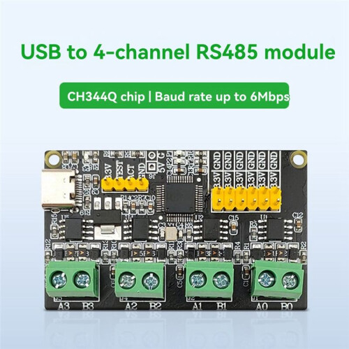 USB to 4 RS485 Module Multi Port Expansion Module on OnBuy