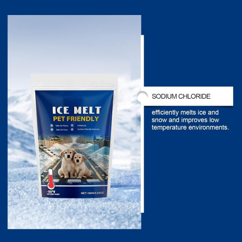 Pet Friendly Ice and Snow Melter, Fast Acting Safe for Concrete ...
