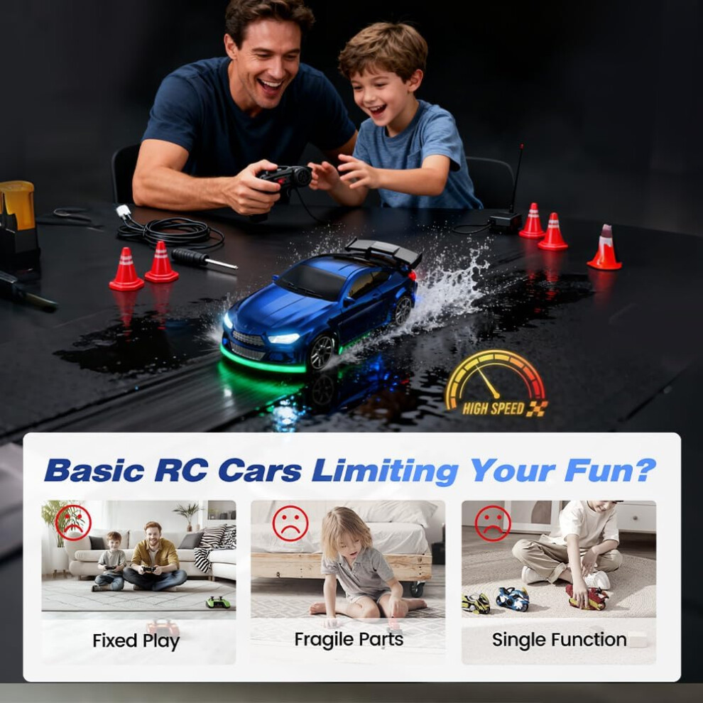 Ferngesteuertes Mini-Rennauto 2026 Neu - Maßstab 1:64, Allradantrieb ...
